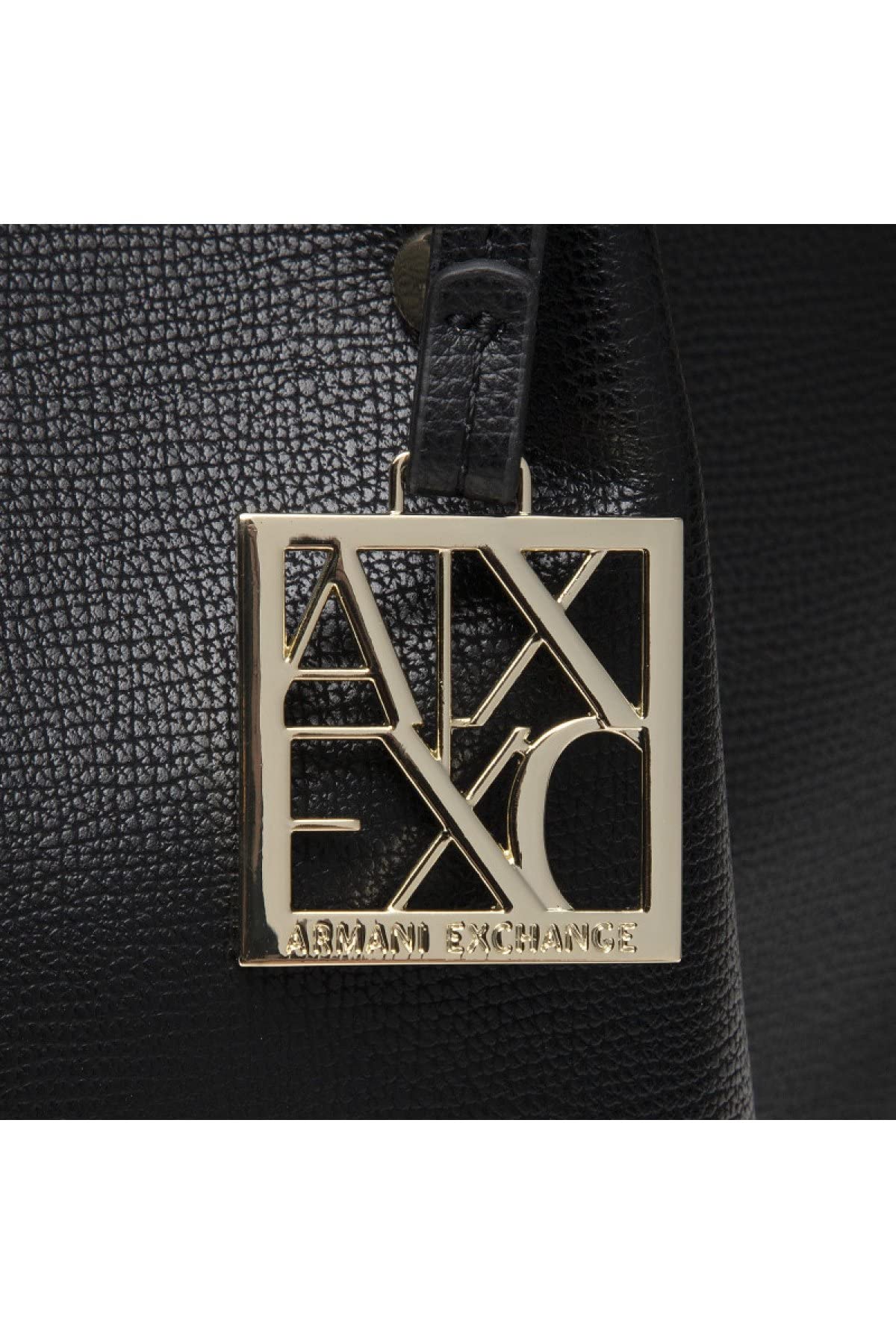 A|X ARMANI EXCHANGE womens Bag Shopping Zip Top, Black, O S US