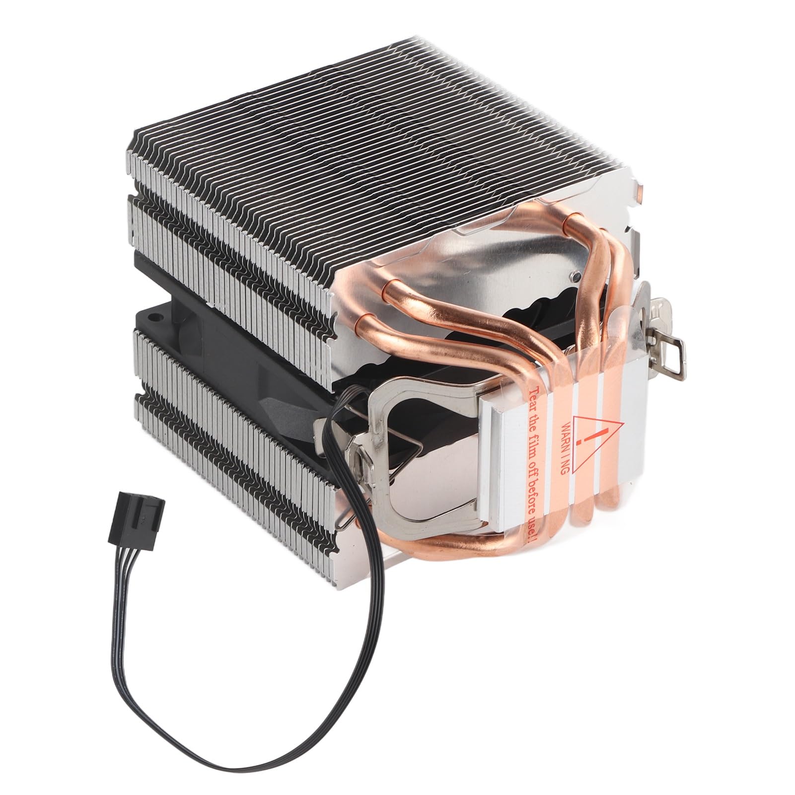 CPU Cooling Radiator Fan, Heat Dissipation CPU Cooling Fan Heat Sink Air Cooler with Copper 4 Heat Pipes for LGA 2011 1366 11501151 1155 1156