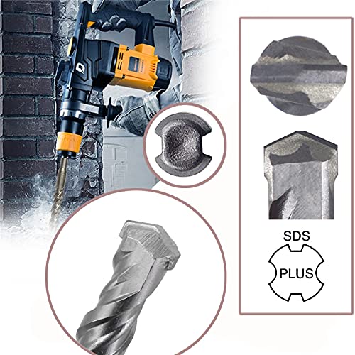 SDS Plus Hammer Drill Bit 5Pcs 3/8 in. x 6 in. Masonry Concrete Rock Drill