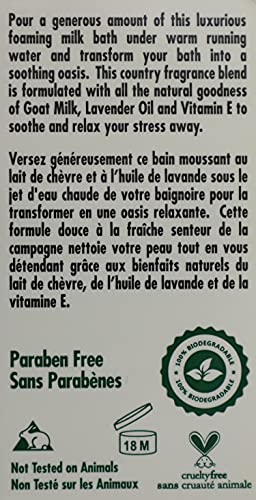Alpen Secrets Goat Foaming Milk Bath with Lavender Oil, 28.7 Fl Oz (Pack of 2)