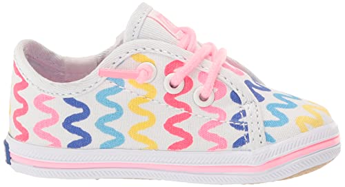 Keds Baby Kickstart Crib Sneaker, White, 4 US Unisex Infant