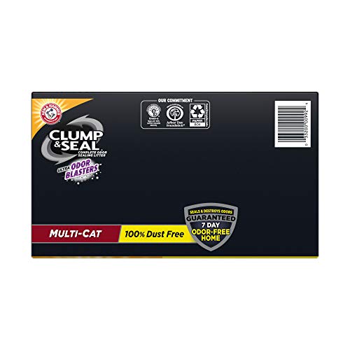 Arm & Hammer Clump & Seal Litter, Multi-Cat Litter 38 lb.