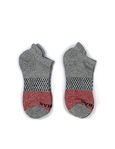 2 Pack Bombas Women's Originals Ankle Socks - Grey and Hot Pink / Medium