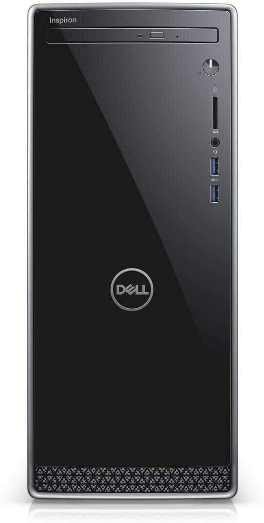 Dell Inspiron 3671 Desktop Computer, Intel Hexa-Core i5-9400 Processor, 12GB DDR4 RAM, 256GB PCIe SSD, WiFi, Bluetooth 4.0, VGA, HDMI, Black, Windows 10
