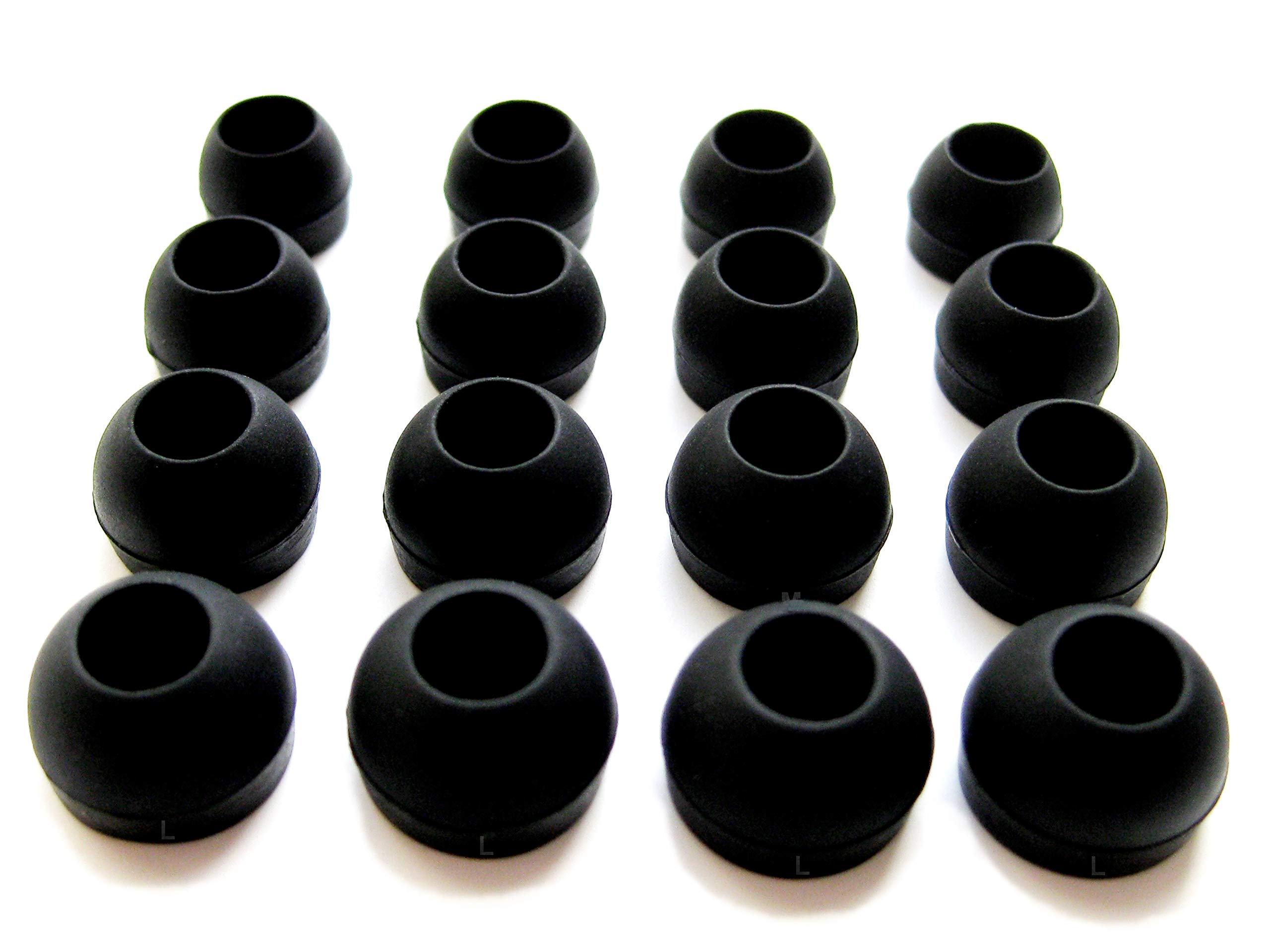 16pcs (B-4sz) Replacement Eartips Adapters Compatible with Purity True Wireless Earbuds Earphones