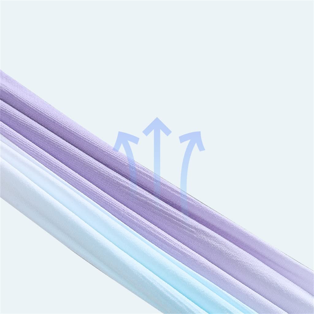 2 Pairs of Gradient Ice Silk Arm Sleeves Female Summer Artifact Driving ICY Sleeves (Color : A, Size : One Size)