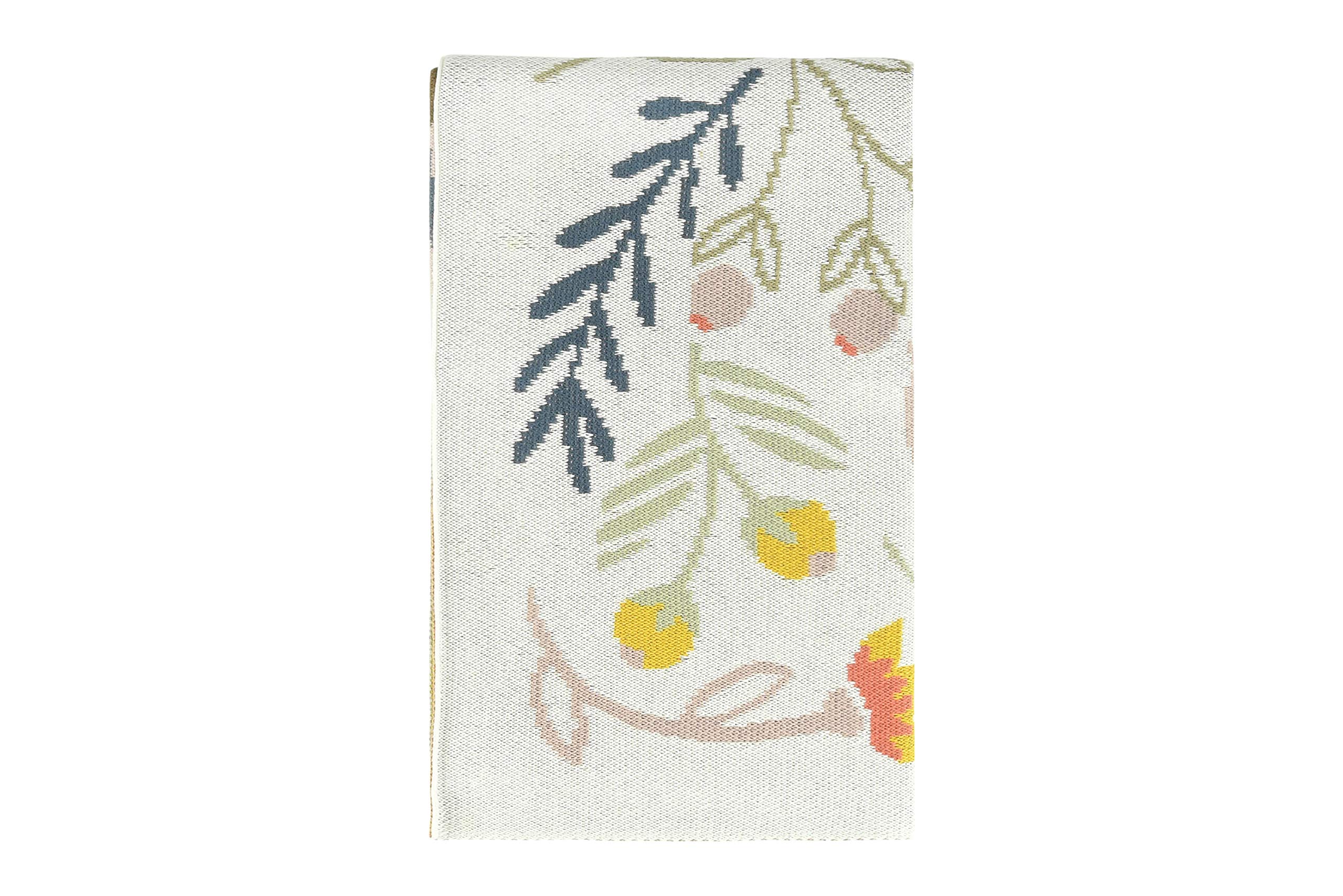 Creative Co-Op 40" L x 32" W Cotton Knit Baby Bee Blanket, Multicolor