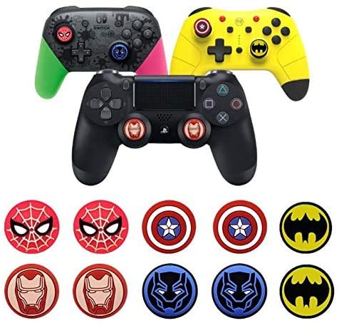 Analog Joystick Thumb Stick Grips Caps Thumbstcks Cover for PS4 PS4 Pro Slim PS3 Xbox One X S Xbox 360 PS2 Wii u Nintendo Switch Pro