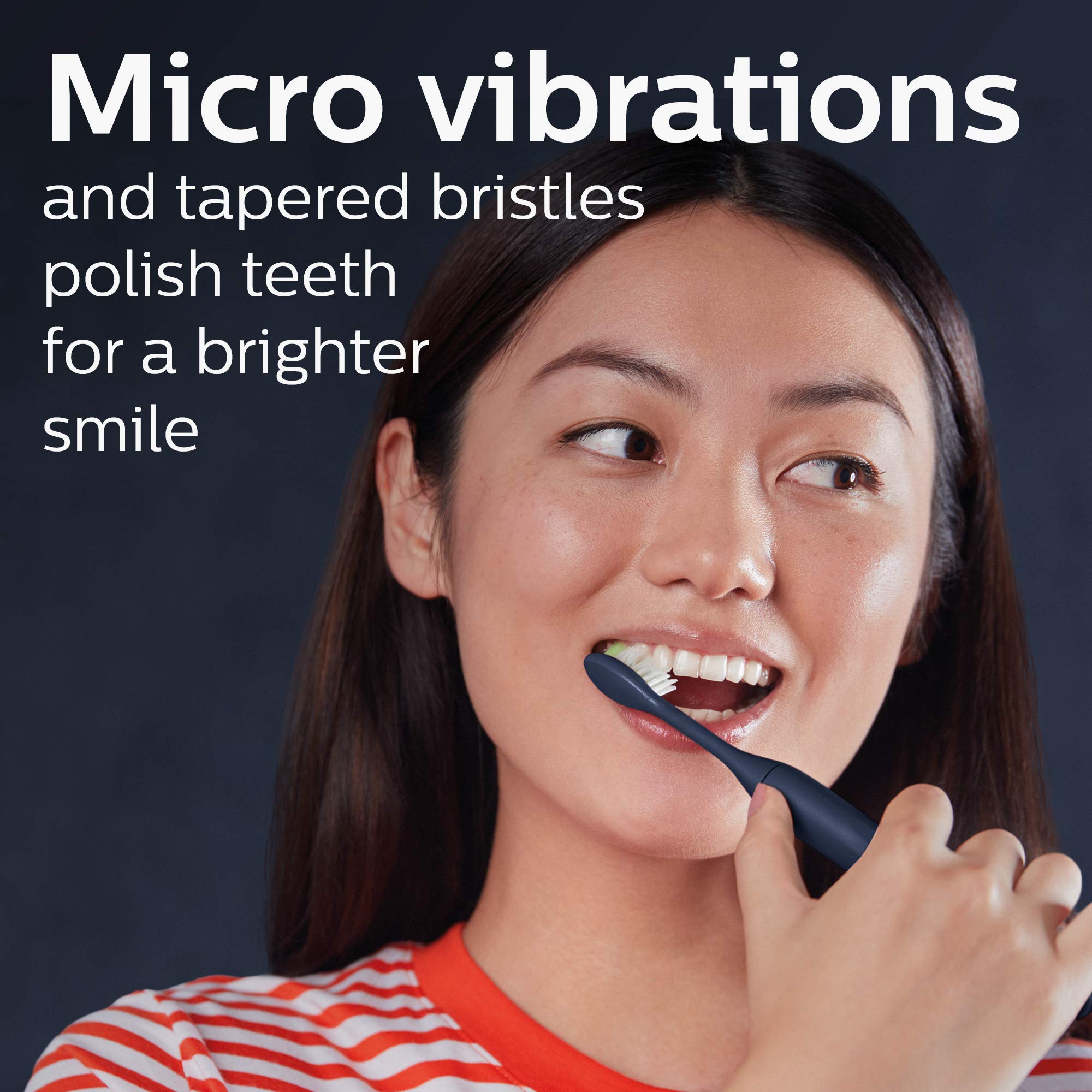 Philips One by Sonicare Battery Toothbrush, Midnight Blue, HY1100/04