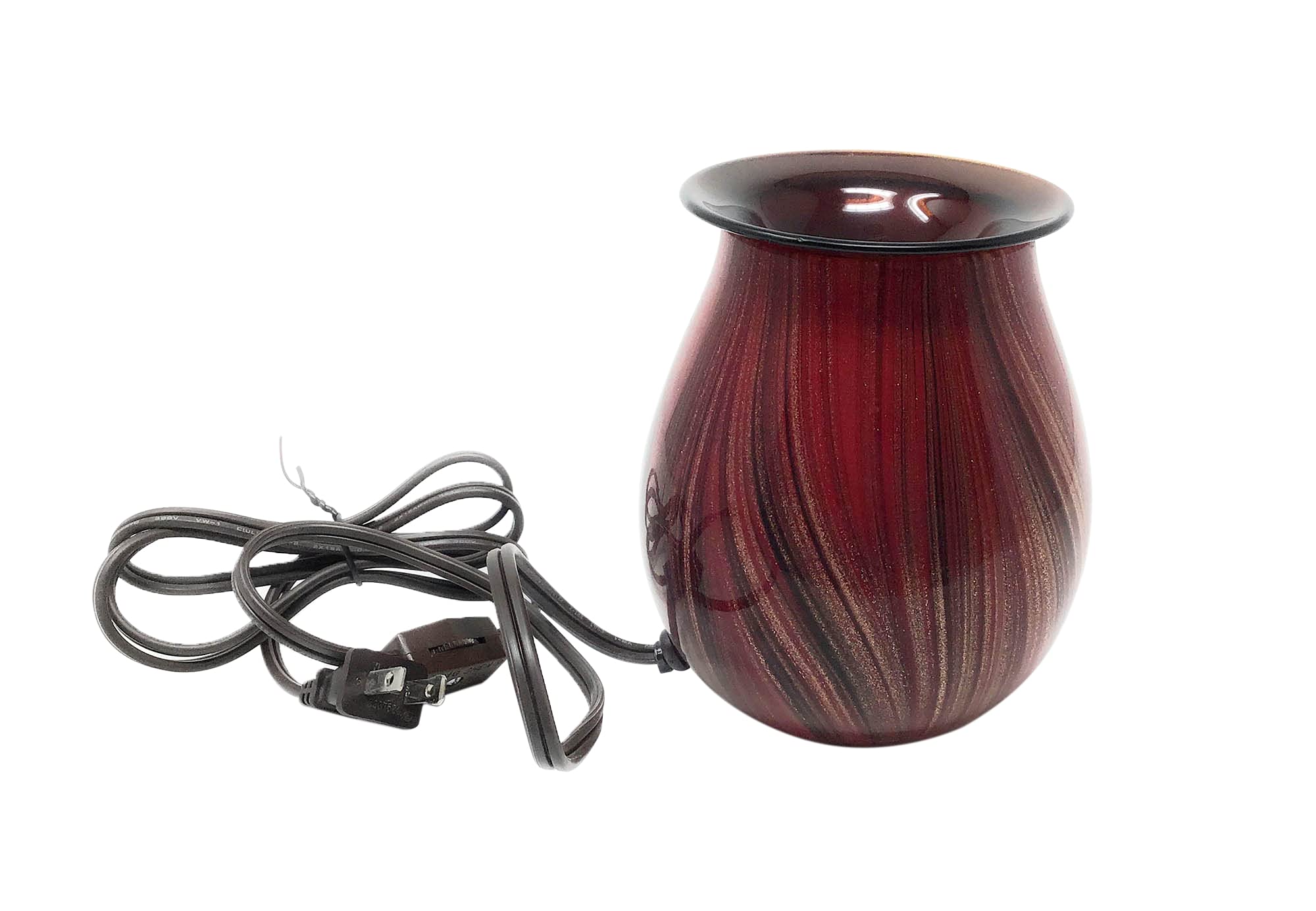 Better Homes & Gardens Common Scents Amour Glass Full Size 1-25W Light Bulb Wax Warmer, Multicolor