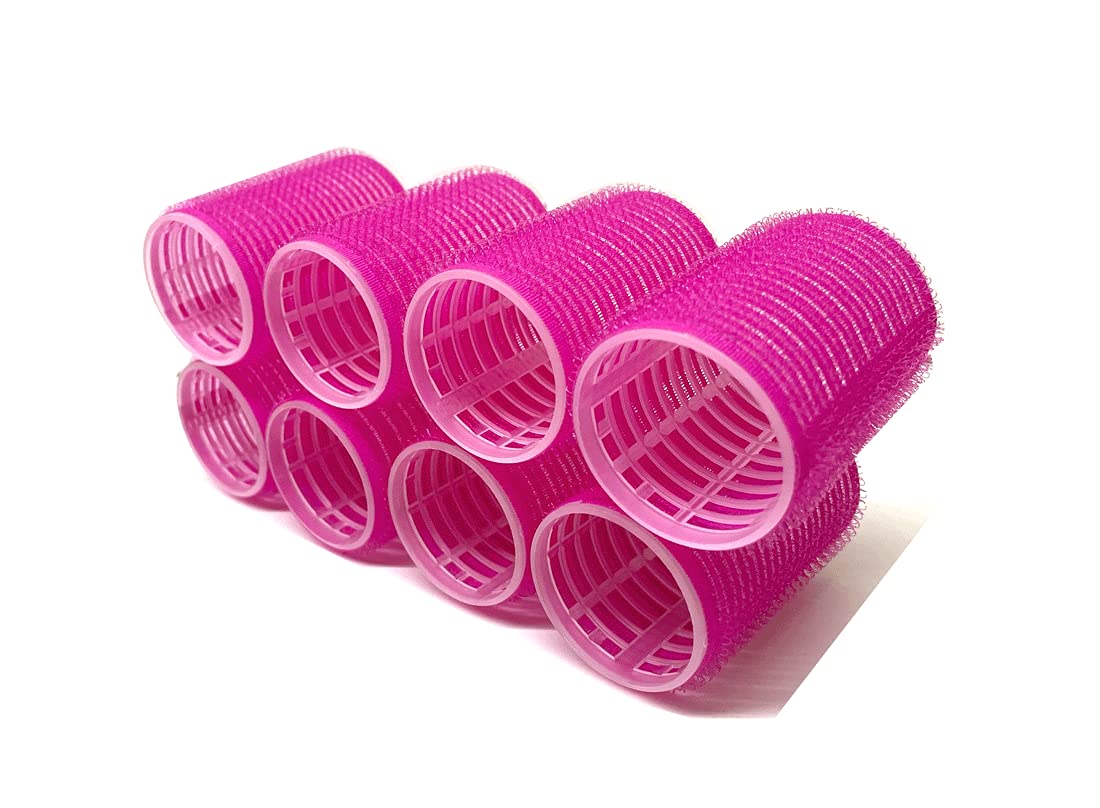 Large Self Grip Hair Rollers Pro Salon Hairdressing Curlers Assorted Colors