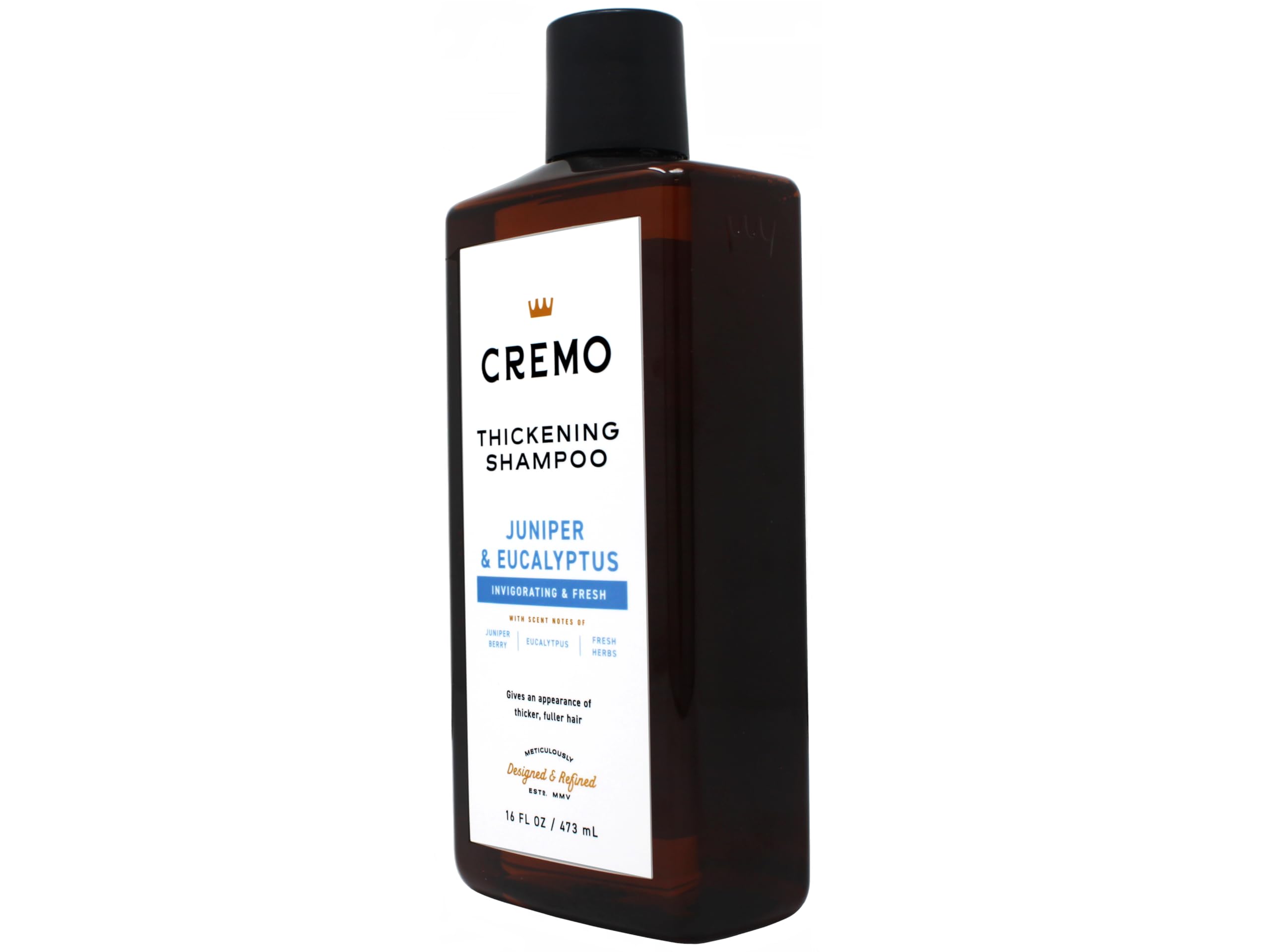 Cremo Barber Grade Juniper & Eucalyptus Thickening Formula for Fine or Thinning Hair, eucalyptus, juniper, eucalyptus, 16 Fl Oz (2-Pack)