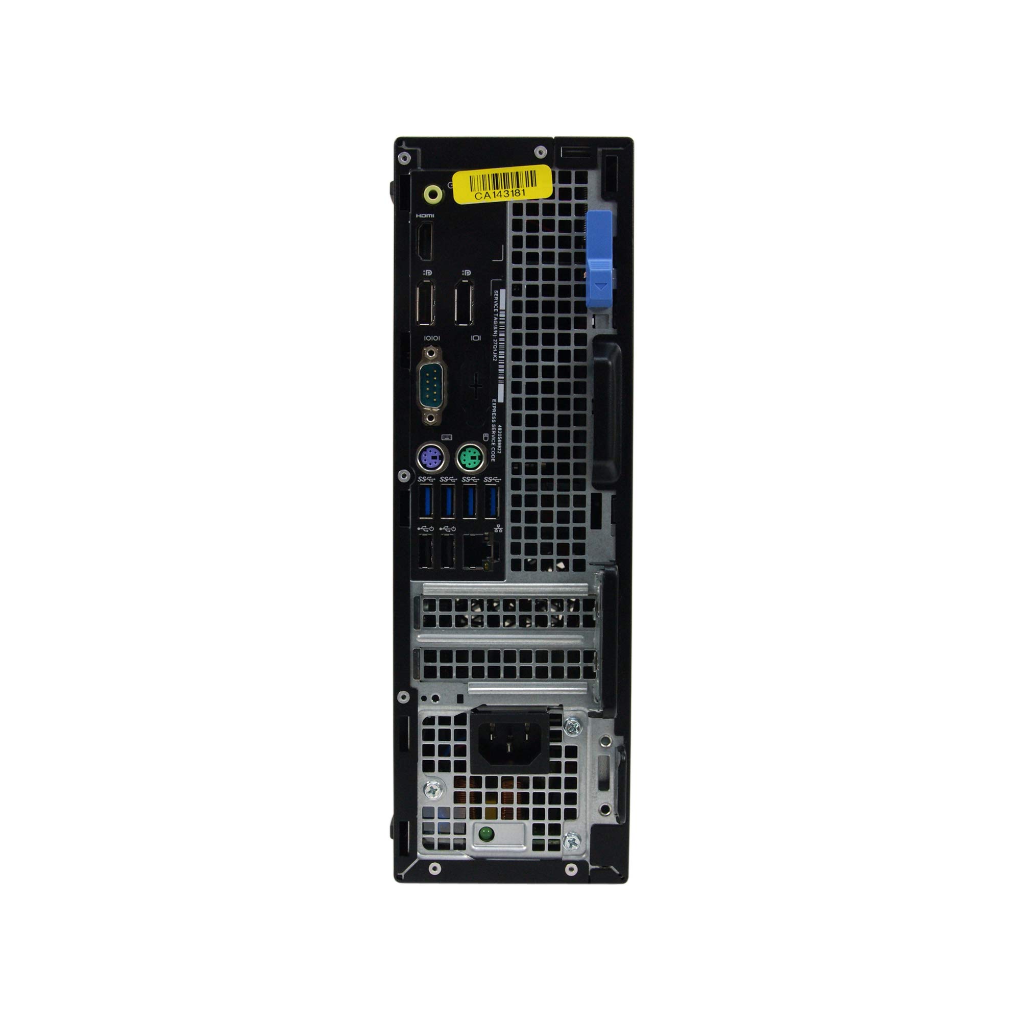 Dell OptiPlex 7050-SFF Intel Core i5-6500 3.2 GHz, 8GB RAM, 256GB Solid State Drive, Windows 10 Pro 64bit (Renewed)