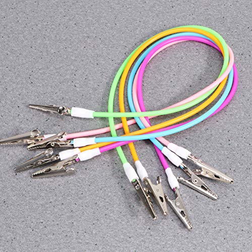 5pcs Blue Glasses Clothing Silicone Neck Clips Pink Protector Cords Covering Clinic Eyeglass Mixed Bib Yellow Dining Green Strap Clip Purple Dental Face Men Chain Practical