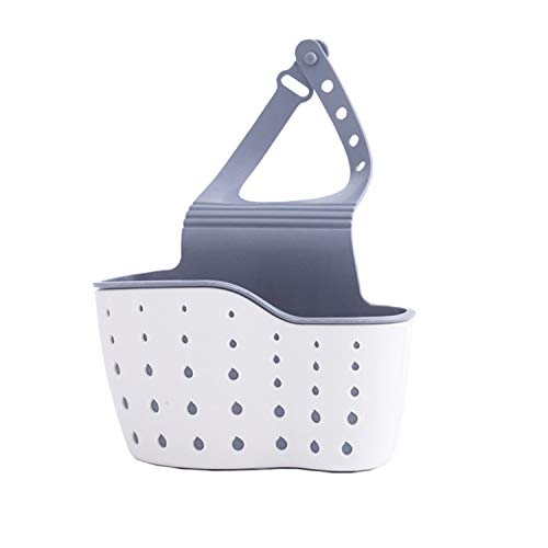 YYaaloa Sink Basket Sink Strainers Basket Kitchen Drain Shelf Sink Storage Holder (style 2- Beige)