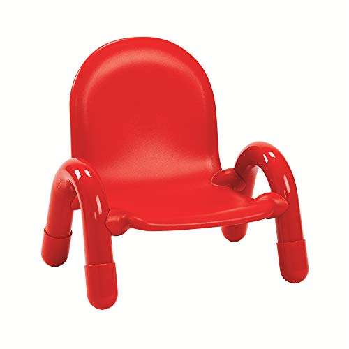 Angeles Baseline Toddler 36" Round Table and 4 Chairs Set, Red-Blue AB74912PB5, Kids Activity Homeschool, Preschool, Daycare or Classroom Furniture