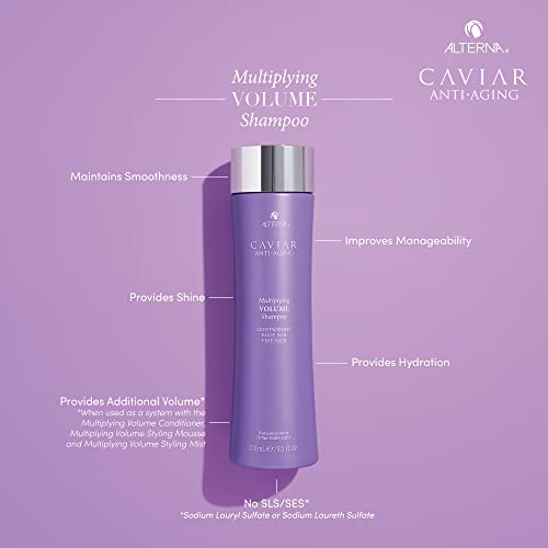 Alterna Caviar Anti-Aging Multiplying Volume Shampoo, 8.5 Fl Oz(Pack of 1)