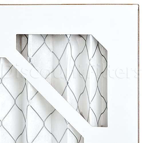 AIRx ALLERGY 20x20x1 MERV 11 Pleated Air Filter - Made in the USA - Box of 6 , White