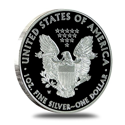 2008 W American Silver Eagle With Velvet Box & COA .999 Fine Silver $1 Proof US Mint
