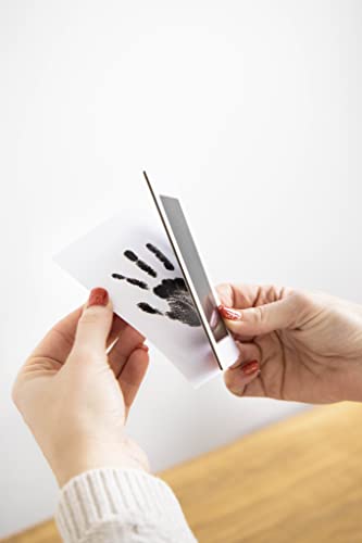 Little Pear Clean-Touch Babyprint Ink Pad, No Touch Ink Pad for Baby, Handprint or Footprint Keepsake, Black Ink