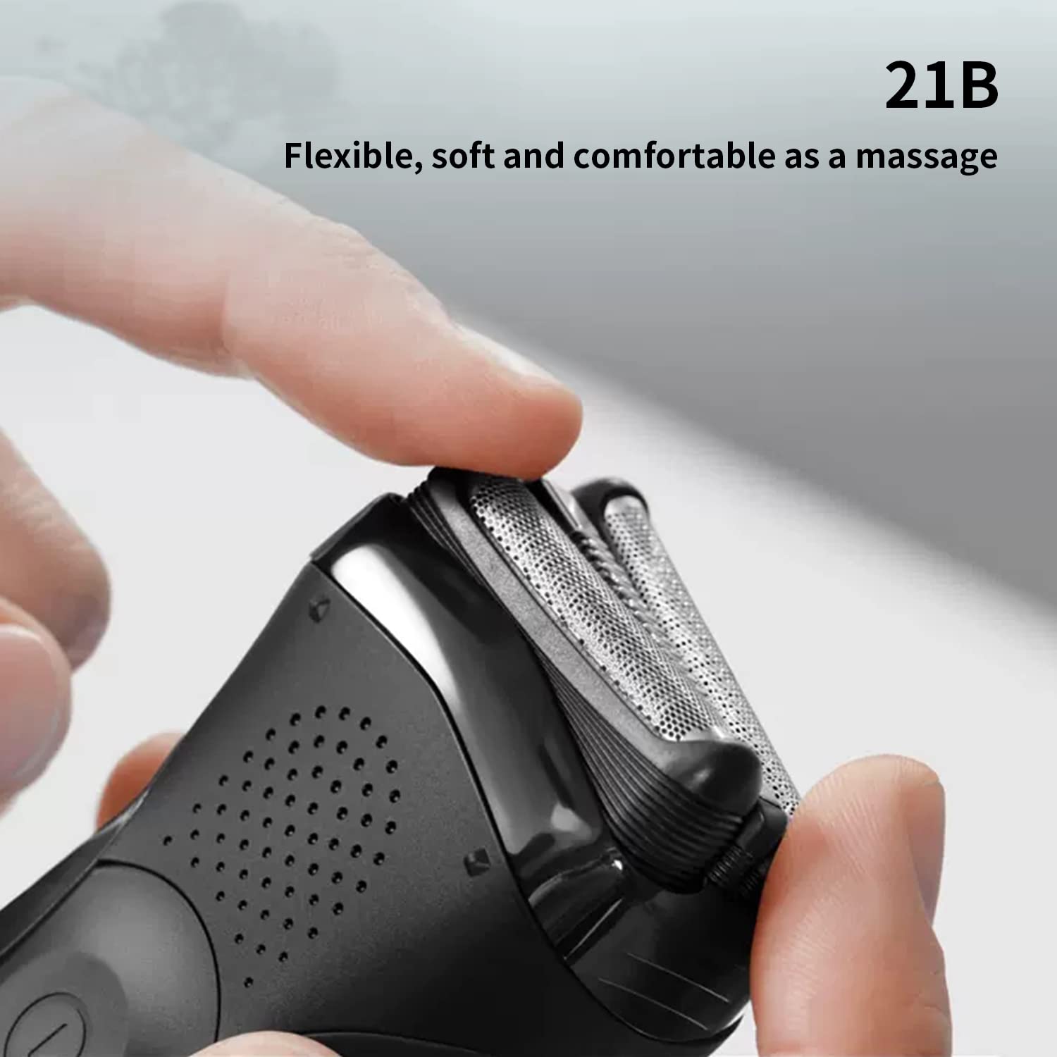 21B for Braun Series 3 Replacement Head — Compatible with 3 Series Models 3000s, 3010s, 3040s, 3050cc etc(2 Packs)