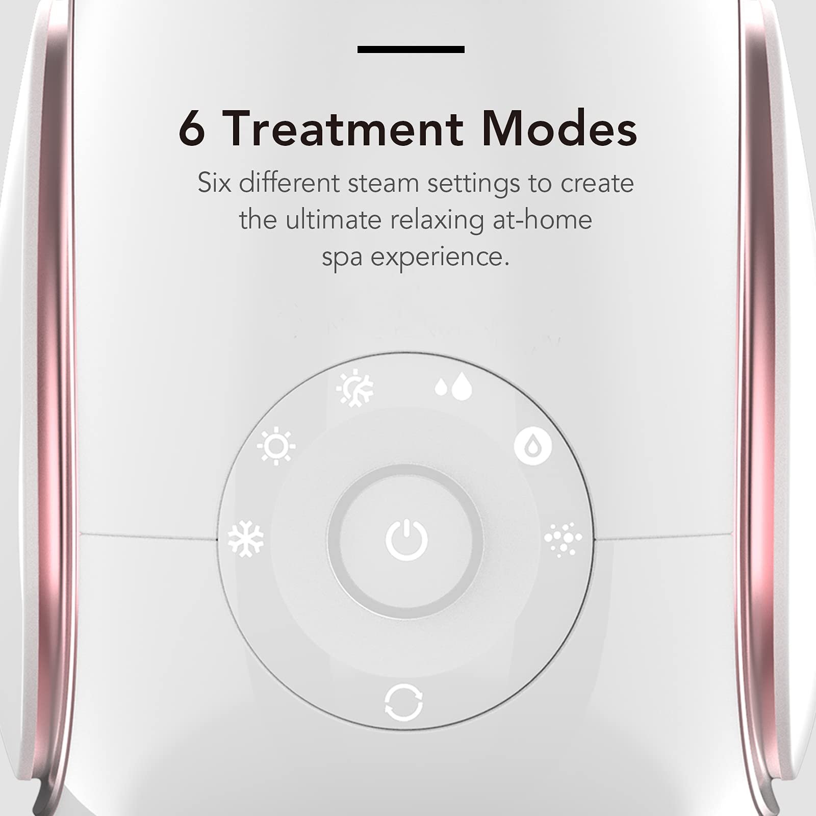 Fancii Nano Ionic Facial Steamer Hot & Cool with Aromatherapy and 6 Spa Settings β 30 Min Steam Time - Professional Home Face Sauna for Moisturizing & Pore Cleansing (Rivo)