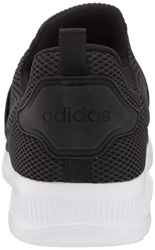 adidas Men's Lite Racer Adapt 4.0 Running Shoes, Black/White/Black, 12
