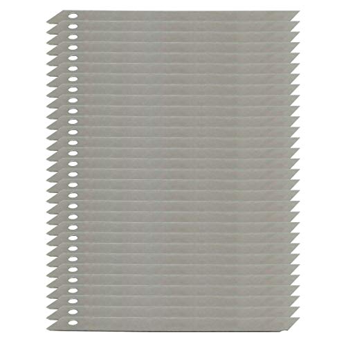 30 Pack 9mm Stainless Steel Snap-Off Blade Hobby Knife Blades Vinyl Wraps Cutter Blades (Silver 30Pcs)
