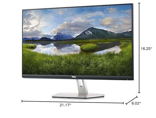 Dell S2721Q 27 Inch 4K UHD, IPS Ultra-Thin Bezel Monitor, AMD FreeSync, HDMI, DisplayPort, VESA Certified, Silver
