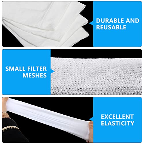 30 Pack Pool Skimmer Socks, Pool Filter Socks Net Saver for Inground and Above Ground Pools/Pool Skimmer Baskets, Mesh Screen Liner Skimmers Cleans Debris and Leaves