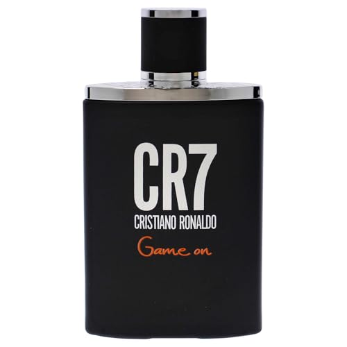 Cristiano Ronaldo CR7 Cristiano Ronaldo - Game On Men EDT Spray - Daily Use Woody Aromatic Fruity Fragrance Cologne With Blend of Apple,Lavender & Cedarwood - 1.7 oz