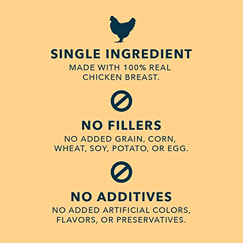 Amazon Brand - Wag Freeze-Dried Raw Single Ingredient Dog Treats Chicken Breast 3 Ounce (Pack of 1)