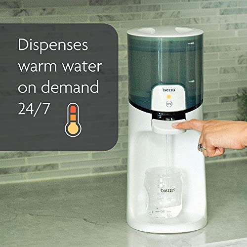 Baby Brezza Instant Warmer β Instantly Dispense Warm Water at Perfect Baby Bottle Temperature - Traditional Baby Bottle Warmer Replacement - Fast Baby Formula Bottles 24/7 β 3 Temperatures