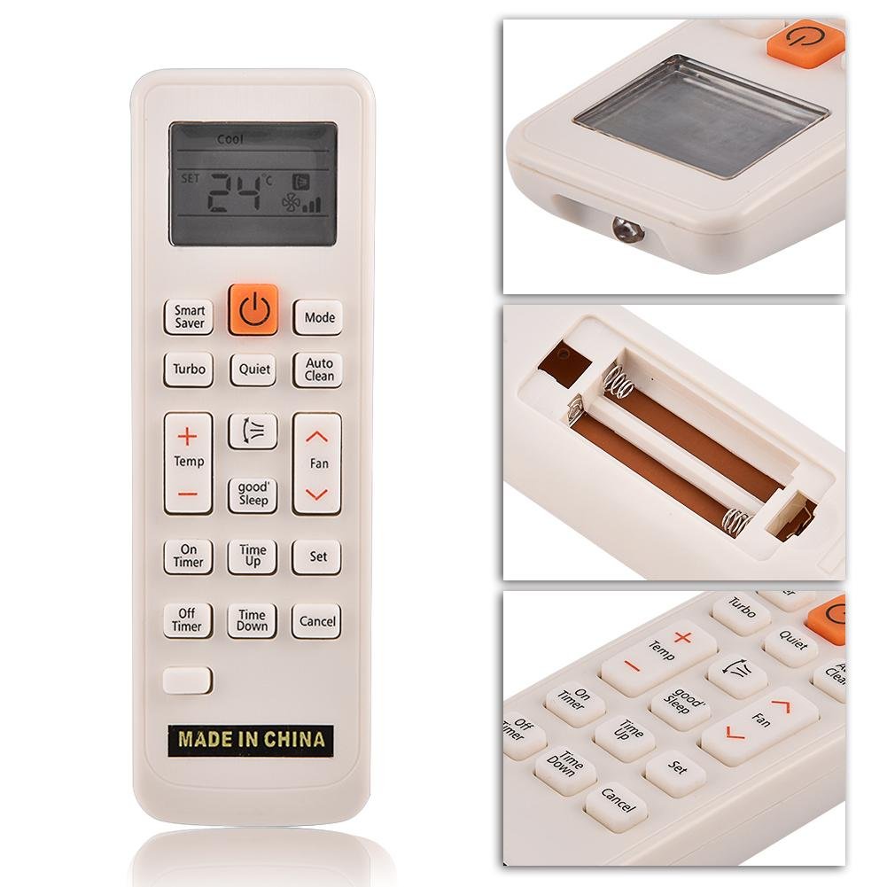 AC Universal Remote Control Replacement for Samsung DB93-11489L DB63-02827A DB93-11115U DB93-11115K KT3X00 Air Conditioner