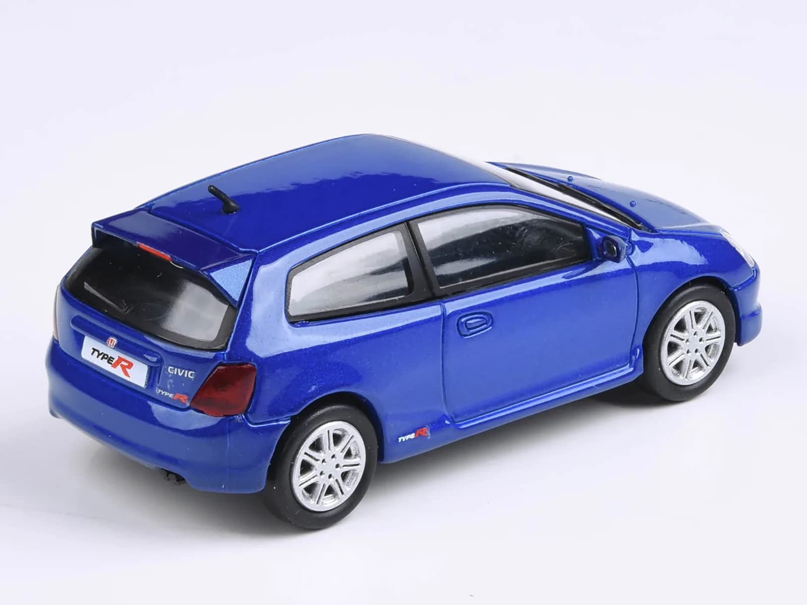 2001 Civic Type R EP3 Vivid Blue Pearl Metallic 1/64 Diecast Model Car by Paragon Models PA-55346