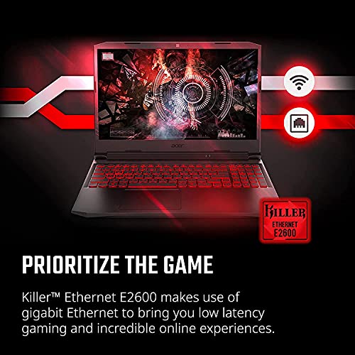 acer Nitro 5 Gaming Laptop, 15.6" FHD 144Hz IPS Display, Intel Core i5-10300H Processor, GeForce RTX 3050 Laptop Graphics, 32GB DDR4, 1TB NVMe SSD, Intel Wi-Fi 6, Backlit Keyboard, Windows 10