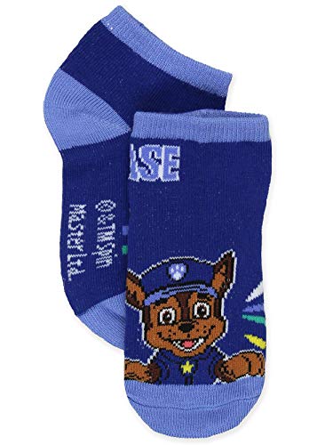 Nickelodeon Paw Patrol Toddler Boys 6 Pack Quarter Style Socks Set (Small (Sock: 4-6), Multicolor)
