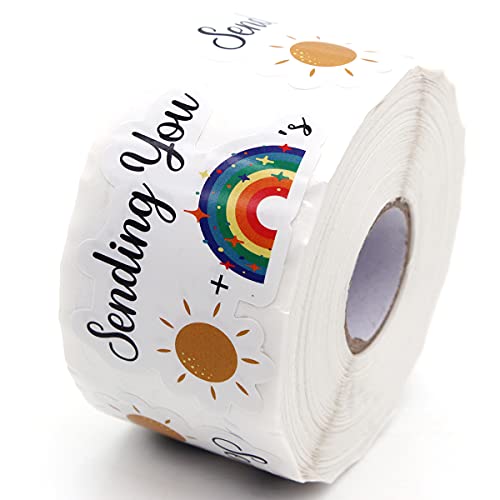 Small Business, Handmade Sticker,Packaging Sticker (Sun Rainbow)