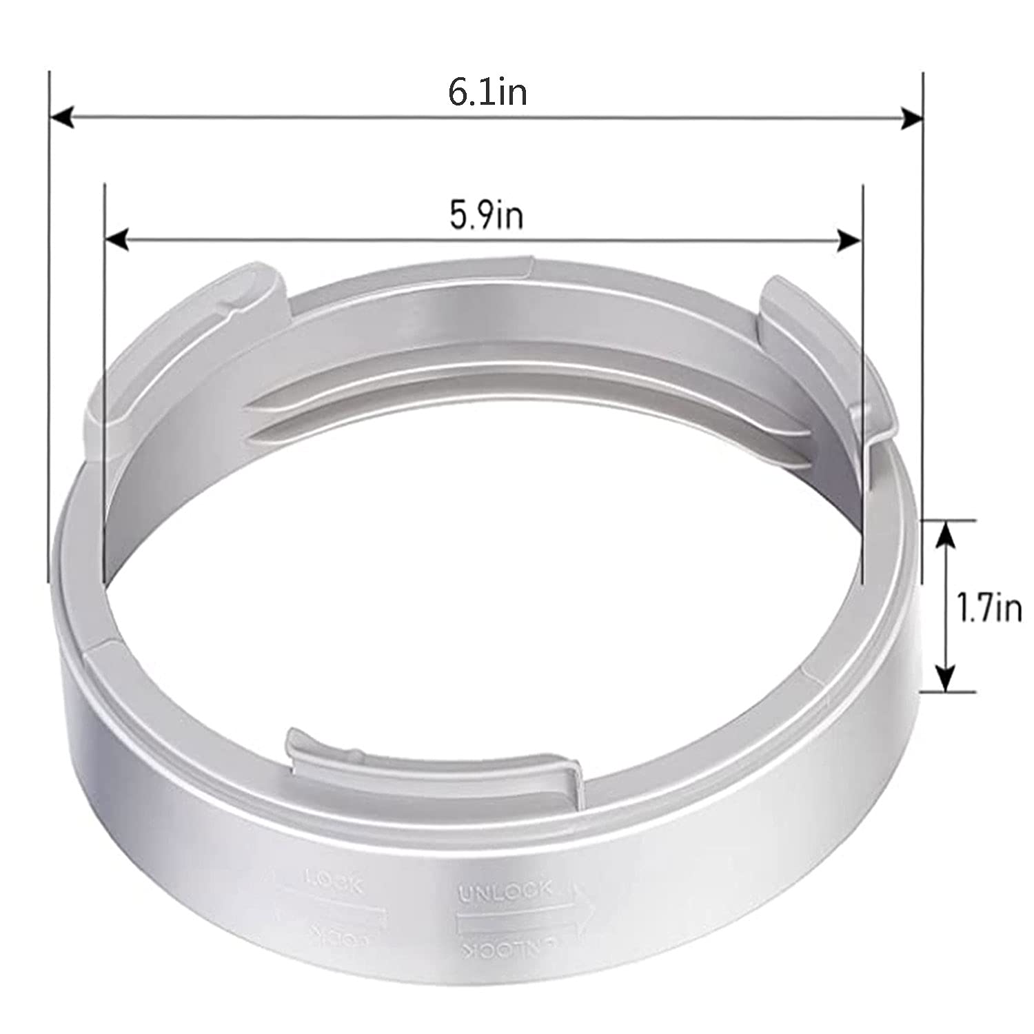 Air Conditioner Exhaust Hose Tube Connector Portable Exhaust Hose Duct Interface Adapter A/C AC Air Conditioner Exhaust Hose Coupler for Portable Mobile Air Conditioner Accessories ( Round)