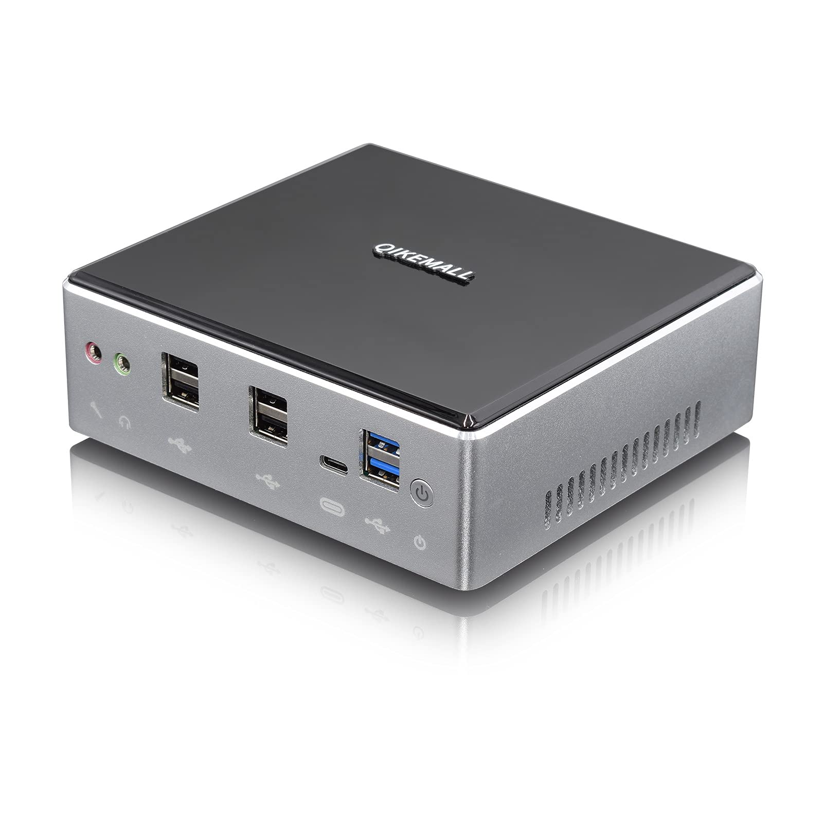 qikemall Mini Computers with Windows 11 Pro Core i5 10210U,Mini PC Dual LAN 16GB RAM DDR4 256GB NVME SSD,Mini Desktop PC HDMI DP 4K Type-C USB 3.0 WiFi