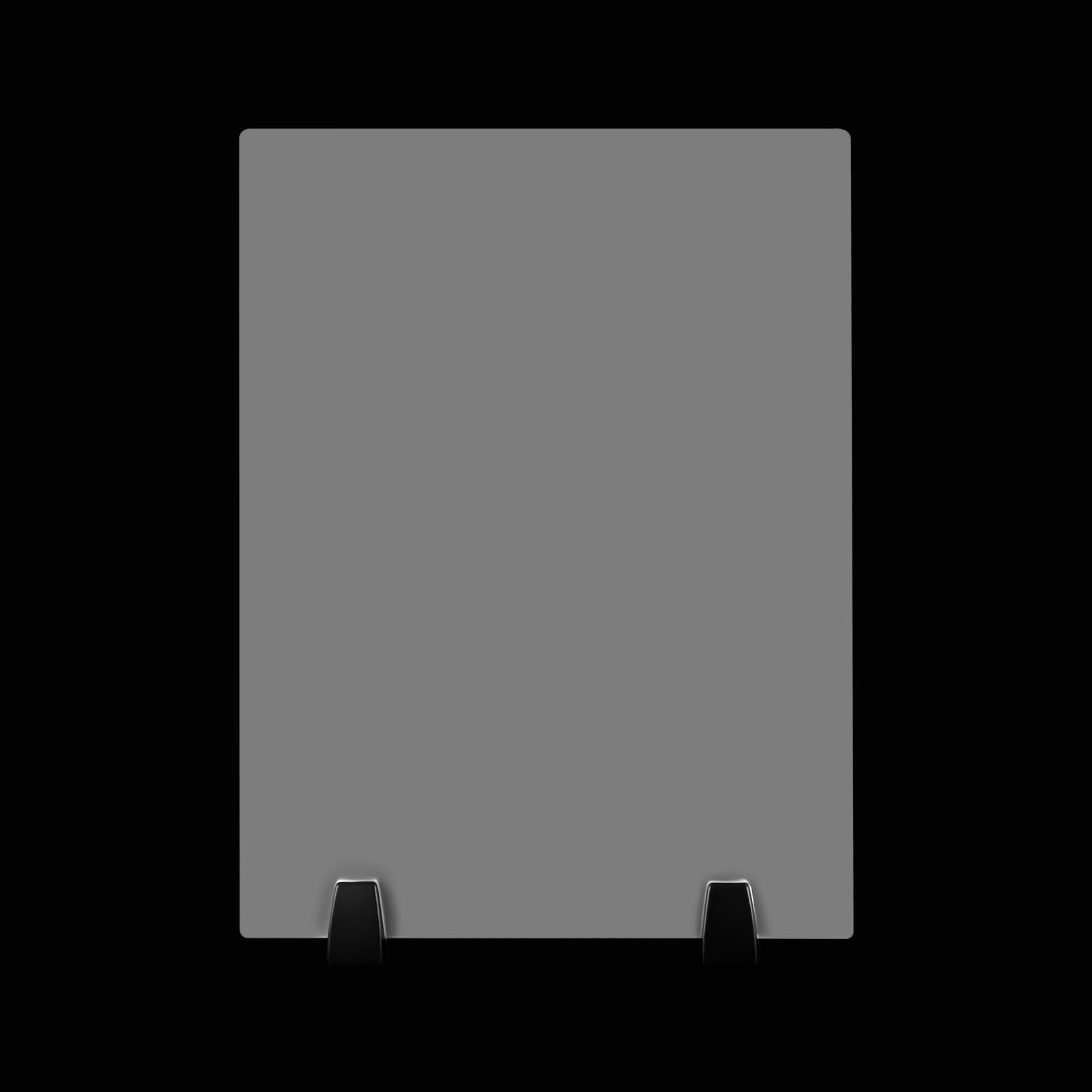 2 Pack Desk Privacy Panels,Modern Dual Frosted Plexiglass 24 x 18 inch Clamp-on Desk Privacy Panels,Acrylic Cubicle Desk Dividers,Office Partitions (24 in x 18 in)