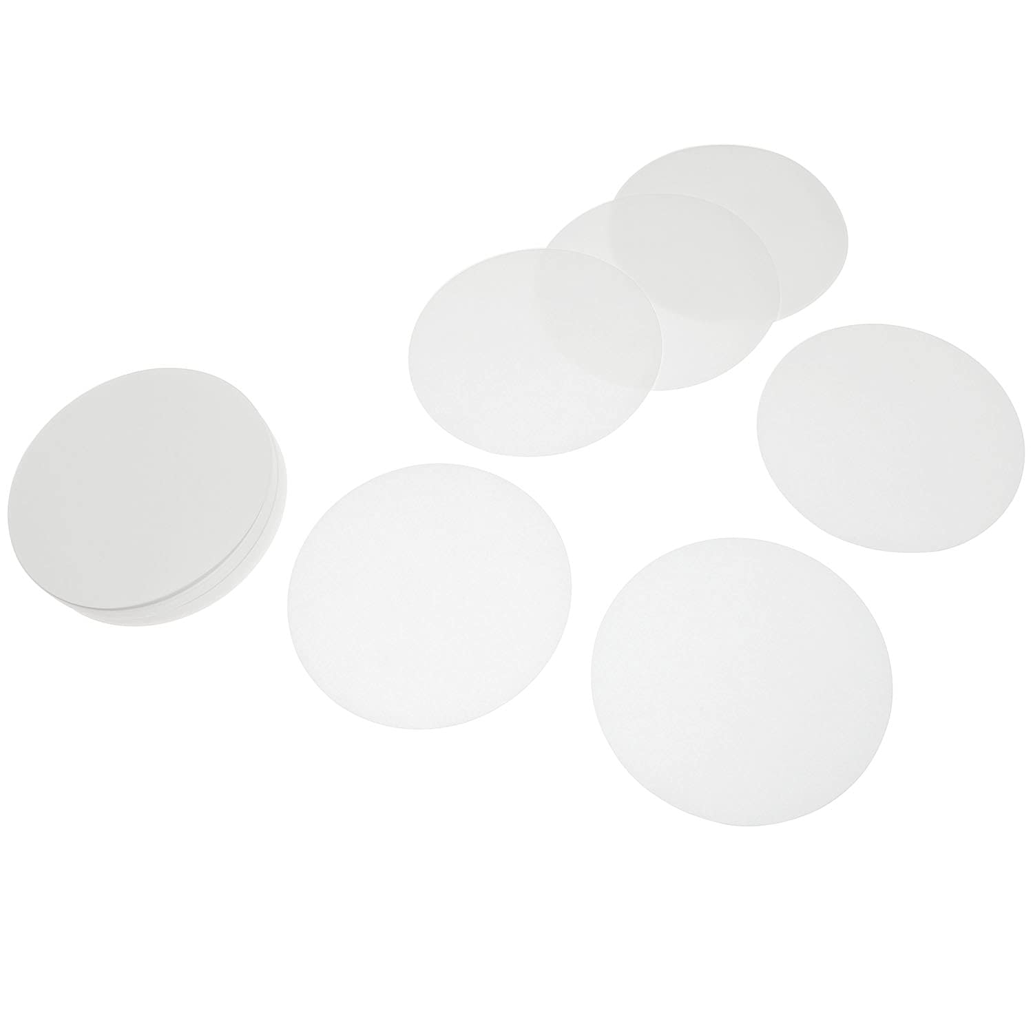 Longdex Filter Paper 100PCS 9cm Laboratory Supply Ashless Quantitative Circles Filter Paper Medium Speed Cellulose Filter Paper