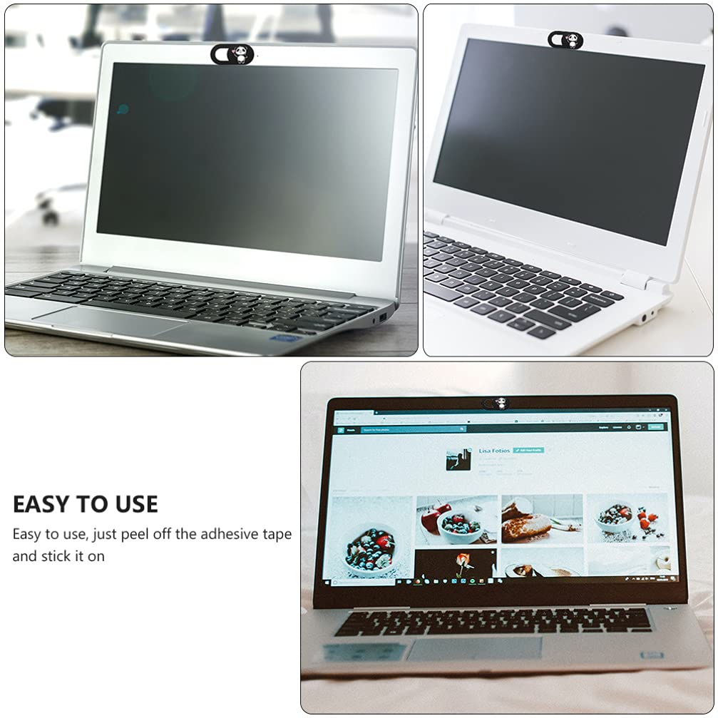 SOLUSTRE 6 Pcs Cover Webcam Cover Slide Laptop Slide Blocker Tablet Notebook Webcam Cover Laptop Lens Cap Privacy Webcam Covers Computer Tablet Stoppers Abs Peeping