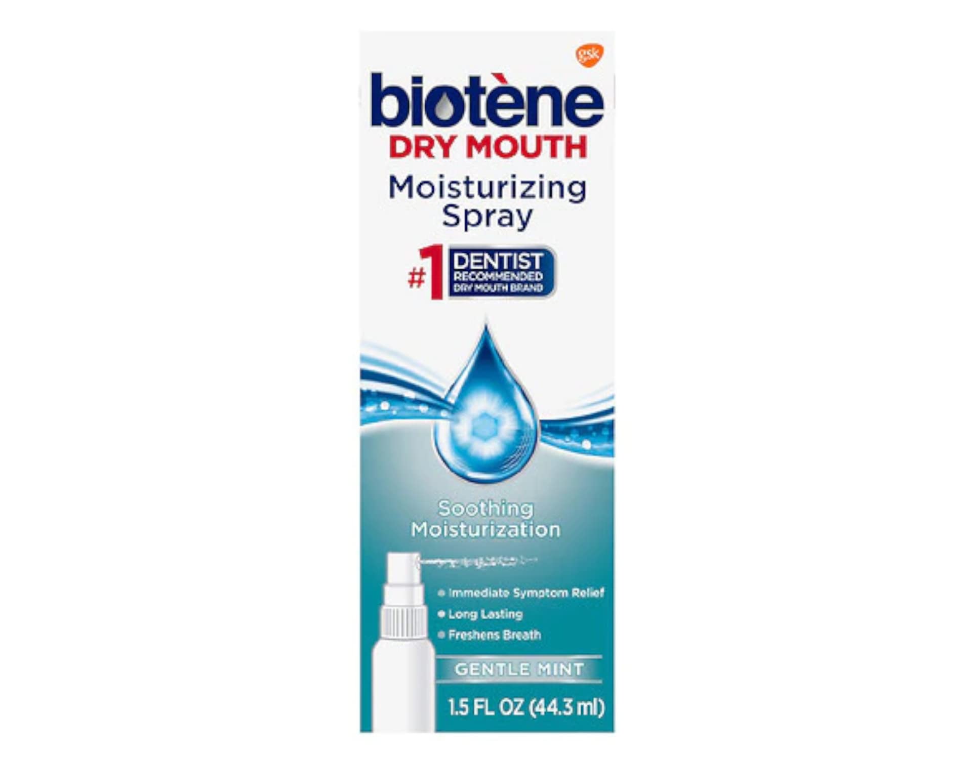 Biotene Moisturizing Mouth Spray, 1.5 fl oz - 2pc