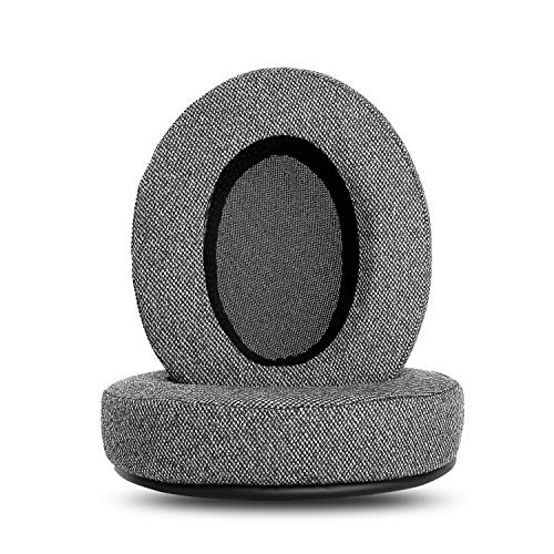 Replacement Earpad Cushions Compatible with Creative Sound BlasterX H6 7.1 USB Gaming Headset Earmuffs Covers Size 105mm X 85mm (Gray)