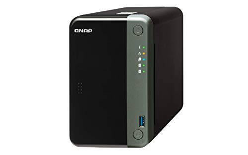 QNAP TS-253D-4G 2 Bay NAS for Professionals with Intel® Celeron® J4125 CPU and Two 2.5GbE Ports (TS-253D-4G-AMZ-US)