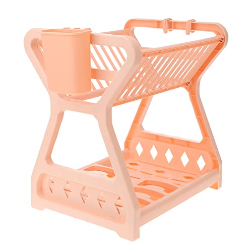 Kitchen dish drying rack Tableware Drain Holder Dish Plate Drying Rack Utensil Dinnerware Strainer Stand Multifunctional Dish Storage Organizer for dish storage rack Kitchen plastic dish drainers