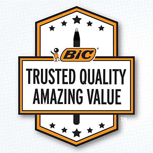 BIC Cristal Xtra Bold Ballpoint Pen, Bold Point (1.6mm) For Vivid And Dramatic Lines, Black, 24-Count