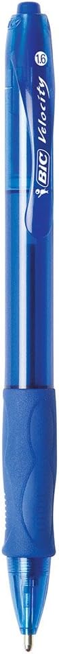 BIC Glide Velocity Bold Ballpoint Pens, Bold Point (1.6 mm), Blue Ink Pens, Translucent Barrel, 36-Count Pack (VLGB361-BLU)