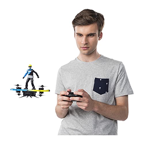 Air Hogs 2-in-1 Extreme Air Board, Transforms from RC Stunt Board to Paraglider, for Ages 8 and Up